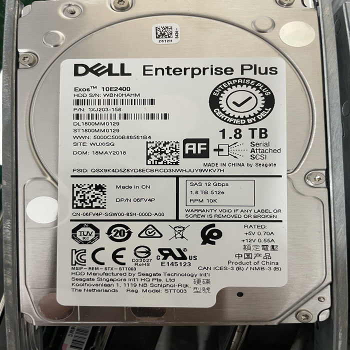 Dell 06FV4P 1.8T 12G SC COMPELLENT 6FV4P康贝服务器存储硬盘_虎窝淘