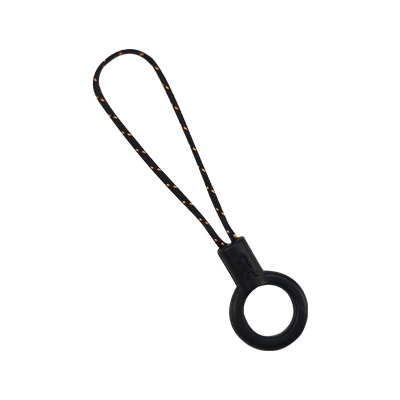 珍格黑色圆圈小绳头手机挂绳