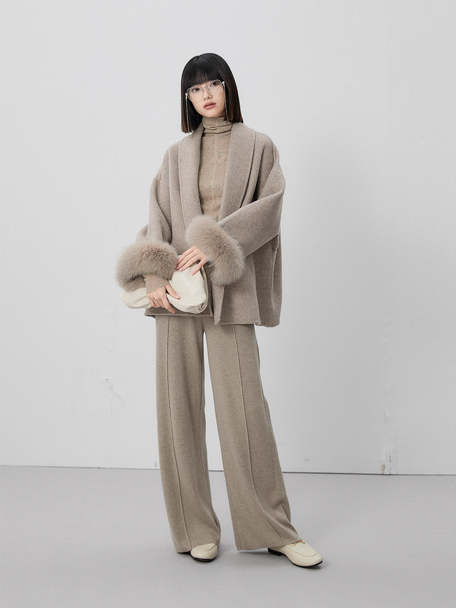 ii Morii松弛老钱 无负担显瘦羊毛保暖针织裤 - BuyinChinese.com - 最专业的海外华人代购淘宝网站