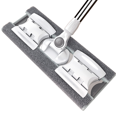 懒人平板拖把家用可夹抹布旧衣服