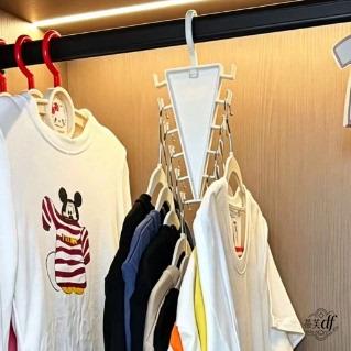 衣架一钩多挂V形双边挂架帽子吊带收纳神器多功能衣架服饰配件