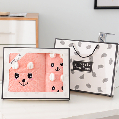 纯棉吸水速干不掉毛婴儿浴巾