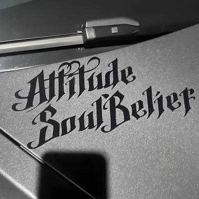 attitude个性英文车贴态