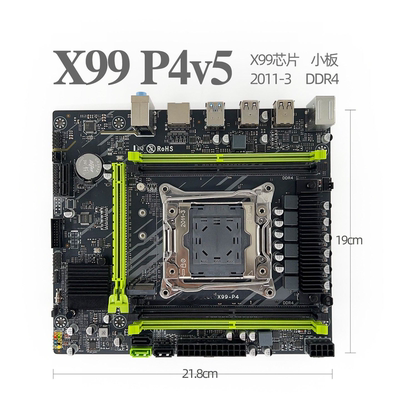 X99-P4 v5 2011-3主板x99芯片支持ECC服务DDR4 2660V3 2680V4