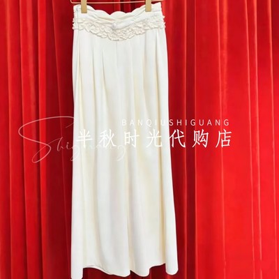 LF26X11SP236原1695LeFame拉飞姆26夏装绣花饰边休闲裤