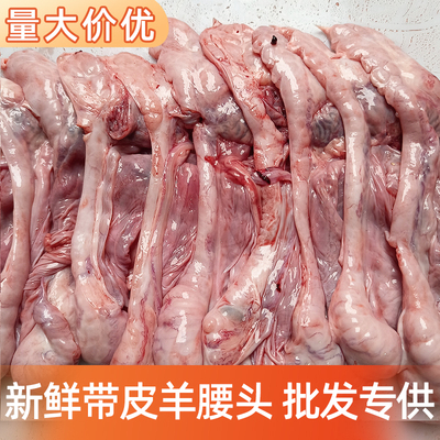 连体羊腰头新鲜带皮羊肾头羊蛋头羊蛋皮烧烤蓝仙子睾丸羊宝羊外腰