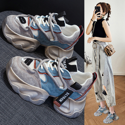 网红小个子老爹鞋女超火2025新款