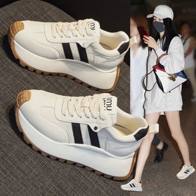 厚底超火阿甘鞋女2025年秋季新款