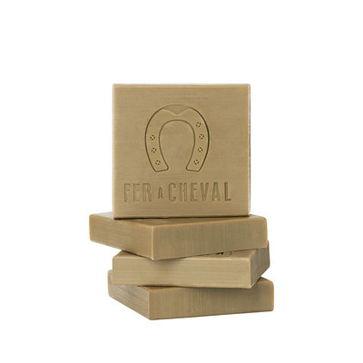 利快法国进口FerACheval马蹄铁橄榄马赛皂小块65g*4块肥皂清洁皂