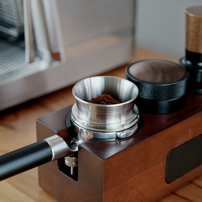 高磁性接粉环58mm飞碟接粉环304不锈钢N52防飞粉扩口防洒布粉环