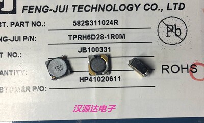 TPRH6D28-1R0M SCDS6D28T-1R0M 6D28-1UH 3.5A 6.7X6.7X3功率电感