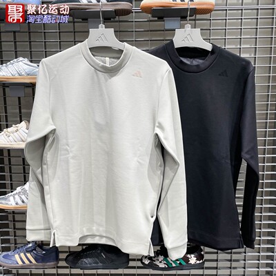 阿迪达斯男子春季圆领套头卫衣