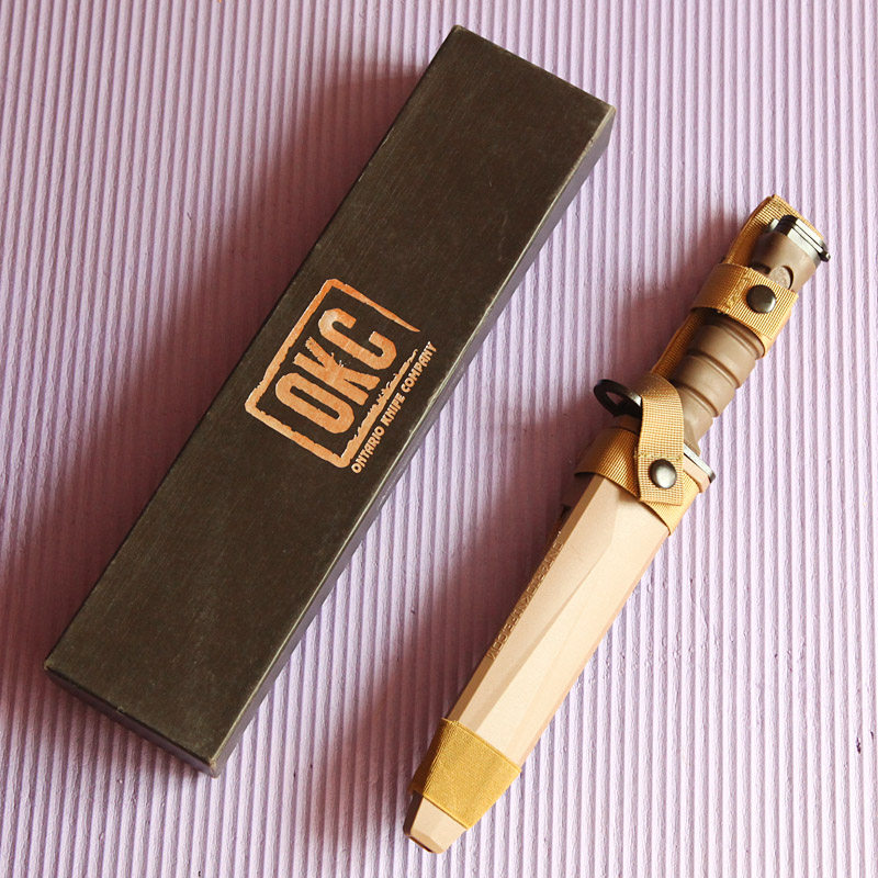 中东版美国安大略M10式战术K鞘刀套壳户外尼龙经典款美飞OKC套装_虎窝淘