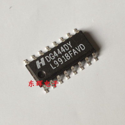 贴片IC DG444 DG444DY 拆机四通道SPST CMOS模拟开关芯片 可直拍
