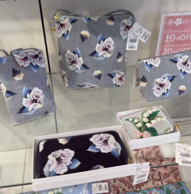 LRC奥莱日本采购feiler灰色蓝色玫瑰 馕姐爱吃馕不换想好再拍