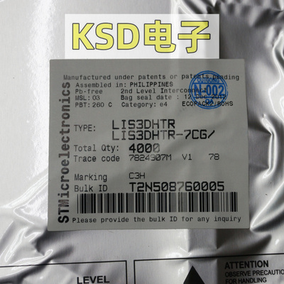 全新原装 LIS3DHTR 丝印C3H 贴片LGA16 加速传感器IC