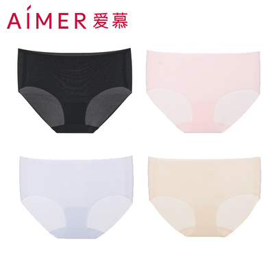 爱慕面膜中腰肤色性感无痕内裤