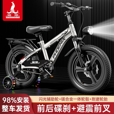 凤凰(Phoenix)儿童自行车男孩女孩脚踏车自行车3-6-12岁童车单车