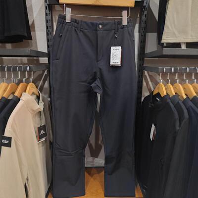 牧高笛户外秋冬新款男式软壳长裤ZM24302023防风保暖舒适休闲裤