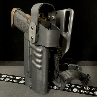 哈格Holster Staccato枪套 搭配TLR1 适用C2/CS/P/XC/XL K板2011