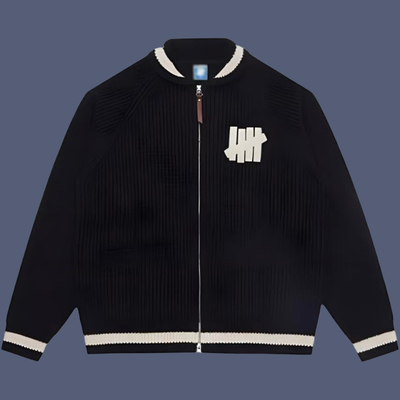 UND经典五道杠重磅毛衣外套