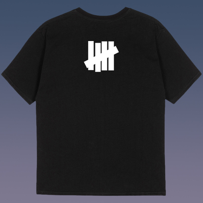 不败五道杠 HIAUTO UND 夏季圆领短袖LOGO字母印花 男女情侣款T恤