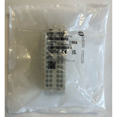 Harting Buchseneinsatz / 09330242716 / Han 24ES-BU / Neu in