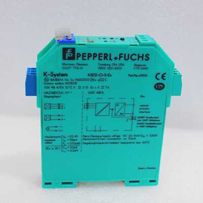 PEPPERLFUCHS KSD2CISEx 1CHANNEL TRANSMITTER SUPPLY ISOLATOR
