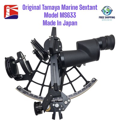Tamaya Marine Sextant MS-633 带 7x35 双筒望远镜和手提箱 Sr:8