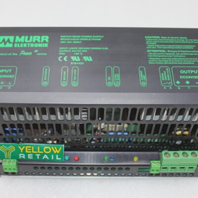 MURR ELEKTRONIK 85057 SINGLEPHASE SWITCHMODE POWER SUPPLY MP