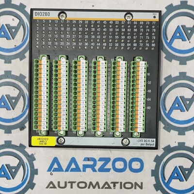 Bachmann DIO280 PLC Input  Output Module 24VDC 0.5A 80 Port