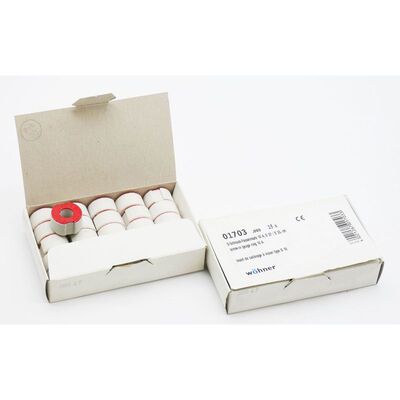 50x W?hner 01703 01703.000 10A E27 / E33 rot D-Schraub-Passe