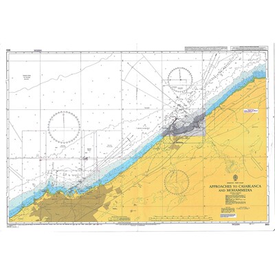 Admiralty 860 Approaches To Casablanca Mohammedia Morocco We