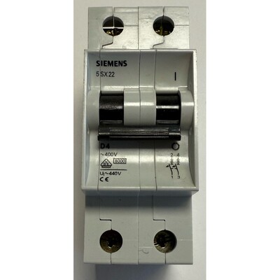 Siemens Leitungsschutzschalter / 2-polig / 400V AC / 5SX22 D