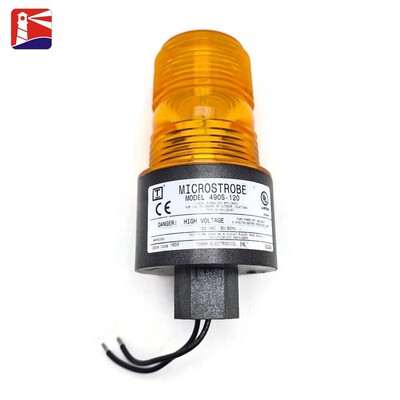 Tomar MicroStrobe 490S-120 琥珀色闪光灯。 制造