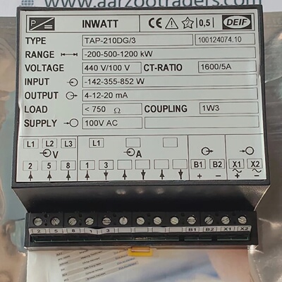 Nuevo Sin Caja  DEIF TAP210DG3 INWATT Transductor 100VAC  10