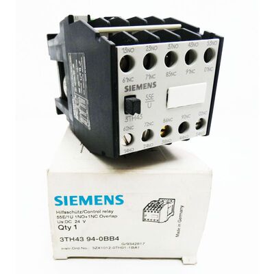Siemens 3TH43 94-0BB4 1NO+1NC 24VDC Hilfsschütz -unused/OVP