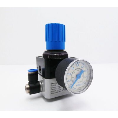 Festo LRP-1/4-2,5 162834 Druckregelventil + Manometer 0-4 ba