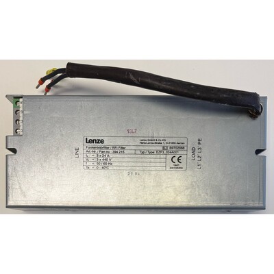 Lenze Funkentst?rfilter / RFI Filter / EZF3_024A001 / 394 21