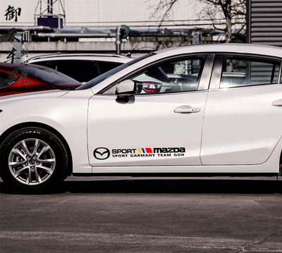 马自达mazda车门运动sport装饰贴