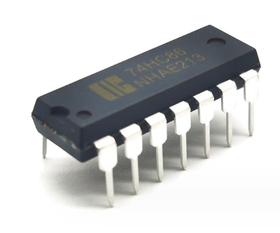 中微爱芯AiP74HC86替SN74HC86N DIP14封装4路2输入异或门 国产IC