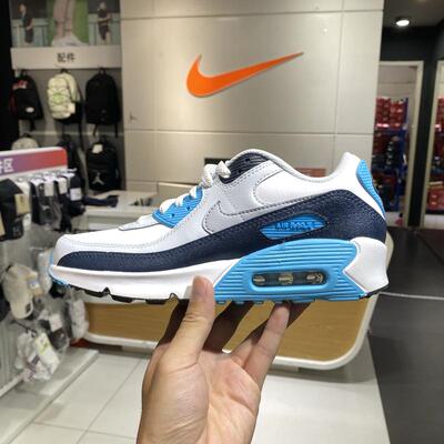 Nike耐克男女童AIRMAX90大童运动鞋春季气垫鞋缓震HF6358