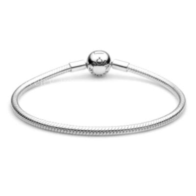 潘家新款圆头手链Moments光滑细基础链 简约设计手串 串珠女