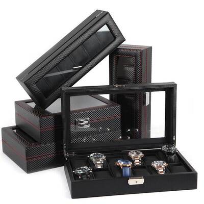 Menlo leather watch storage box european-style box stalls