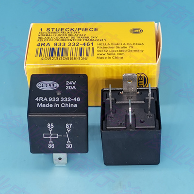 原装海拉汽车继电器4RA 933 332-46 24V 20A 4插脚通用HFV4 HFV15