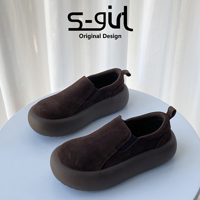 SGIRLTWTW丑萌套脚勃肯鞋女