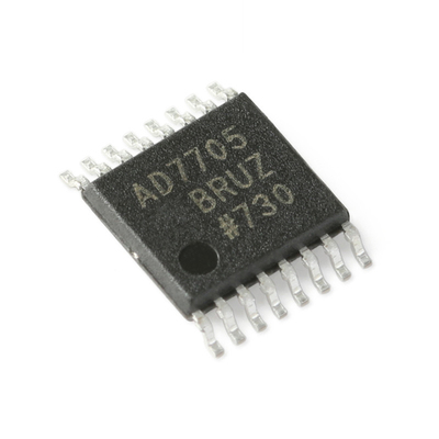 AD7705BRUZ-REEL7 丝印AD7705BRUZ 原装TSSOP-16 16位双通道单ADC