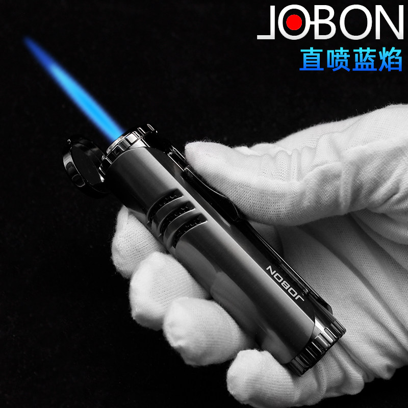 中邦创意防风充气打火机直冲火焰点烟器烘焙烧烤厨房打火机烟具