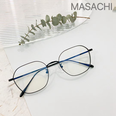 玛莎琪网红小红书推荐款超轻纯钛细边框男女同款防蓝光6377/6366