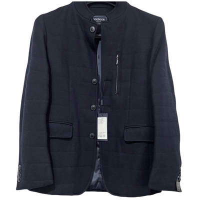 雅戈尔商务休闲秋冬针织弹力棉服